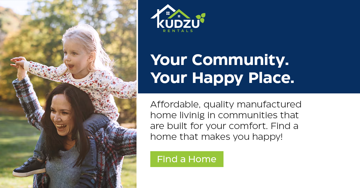 Affordable Manufactured Homes | Kudzu Rentals